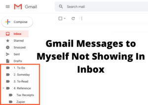 Gmail Messages to Myself Not Showing In Inbox - Techvtimes